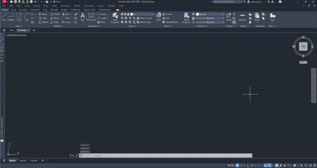 AutoCAD Classic Workspace