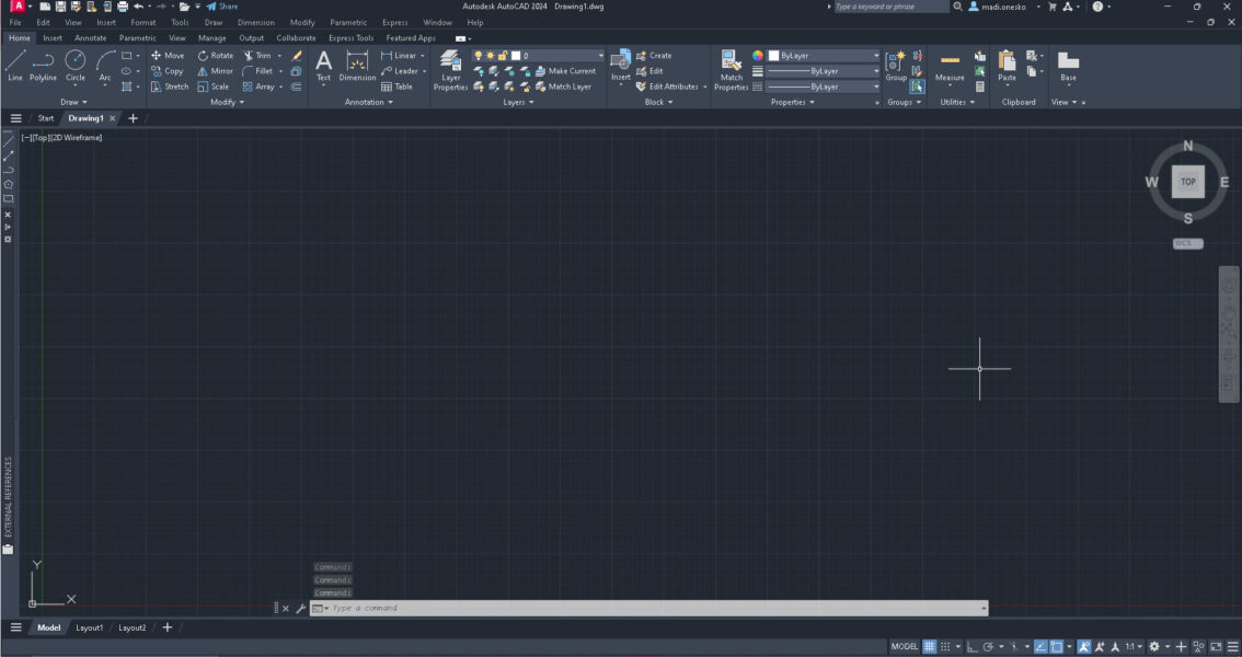 AutoCAD Classic Workspace
