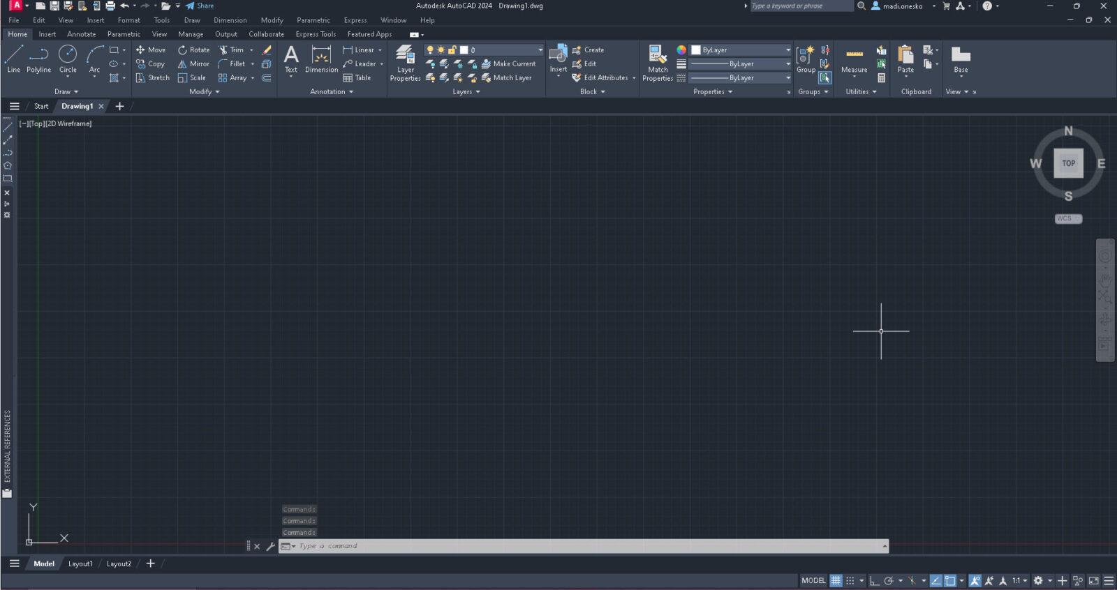 AutoCAD Classic Workspace
