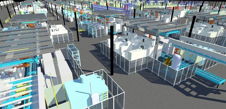 Utilizing Inventor, Factory Layout Design and CFD for COVID-19