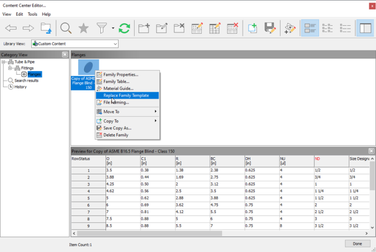 How to Add Properties and Parameters to Content Center Families