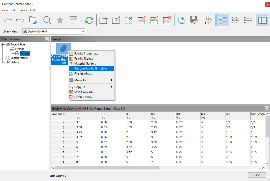 How to Add Properties and Parameters to Content Center Families
