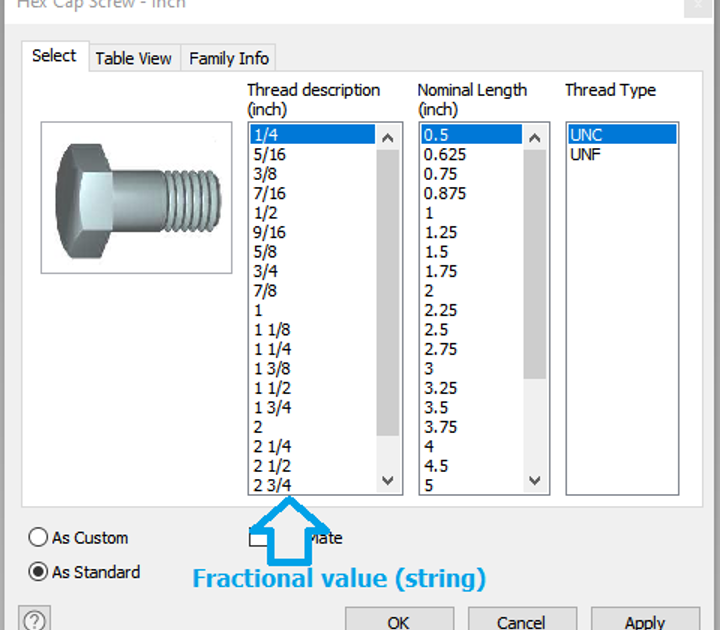 Changing Content Center Parts in Inventor with iLogic