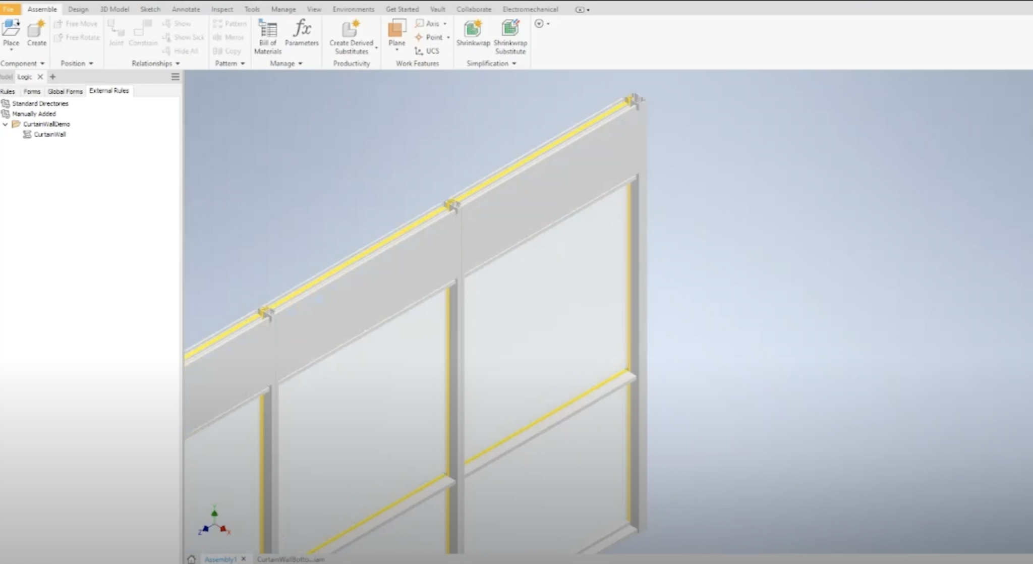Revit to Autodesk Inventor Automation Workflow Using iLogic