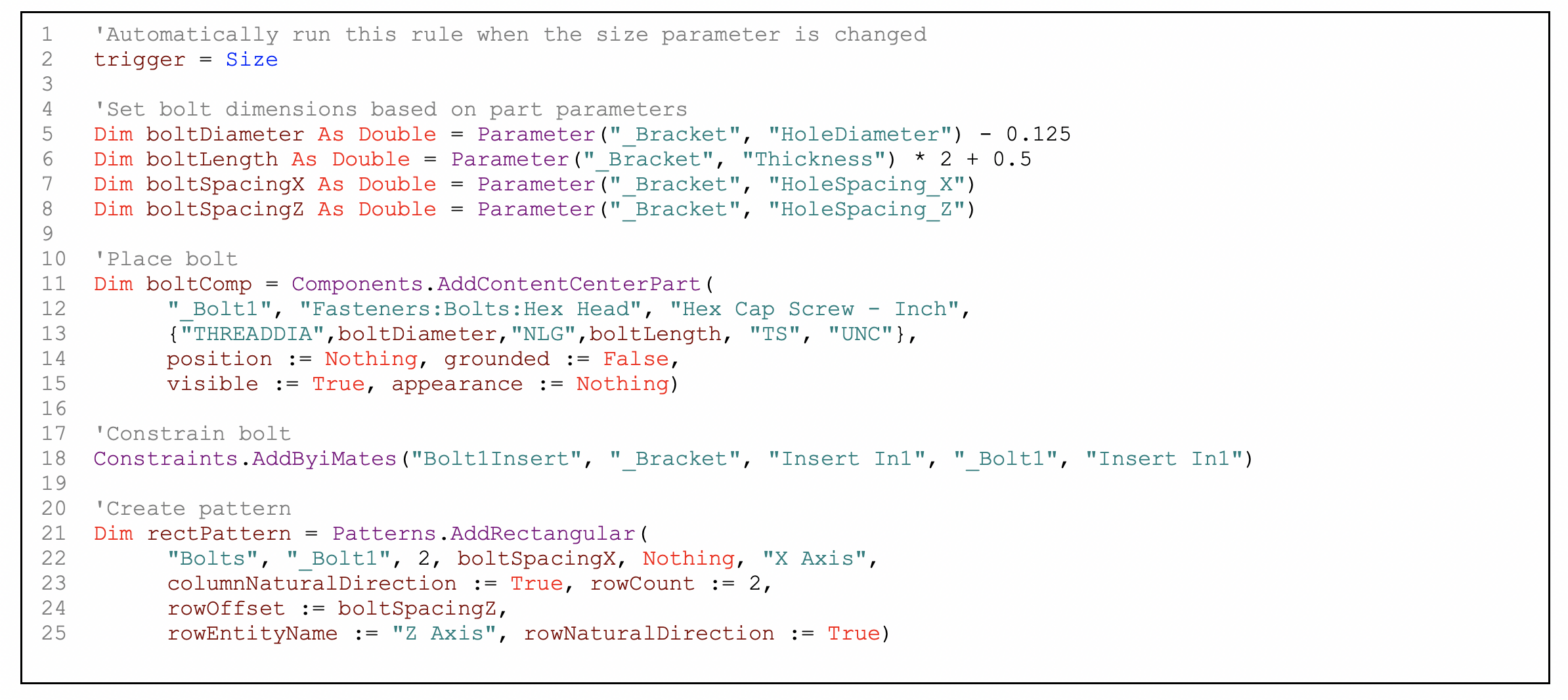Changing Content Center Parts in Inventor with iLogic