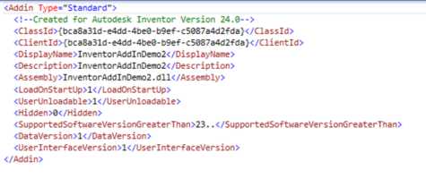 Connecting Visual Studio and Autodesk Inventor for Add-ins