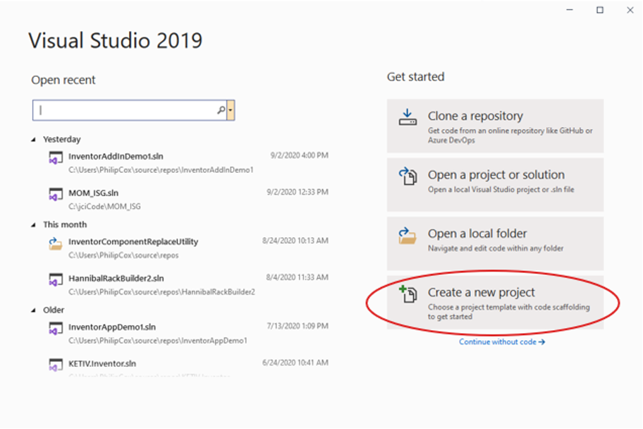 Connecting Visual Studio and Autodesk Inventor for Add-ins