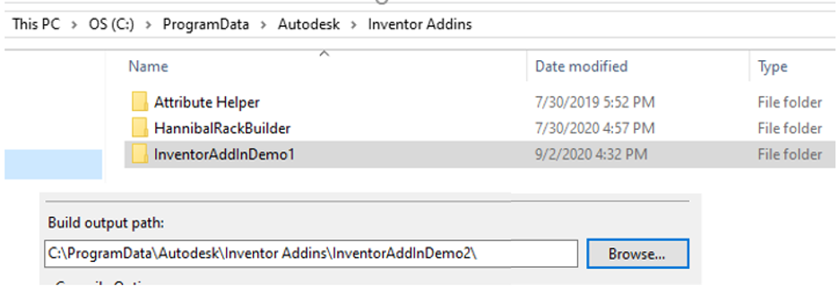Connecting Visual Studio and Autodesk Inventor for Add-ins