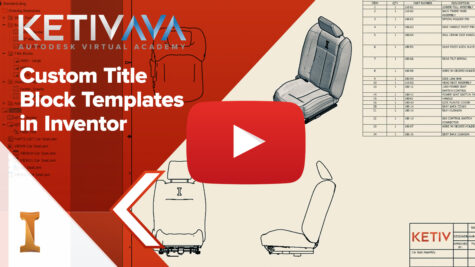 How to Create Custom Title Blocks in Inventor
