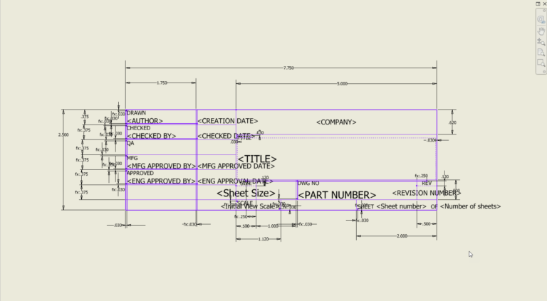 How to Create Custom Title Blocks in Inventor