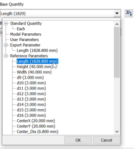 Inventor Bill of Materials