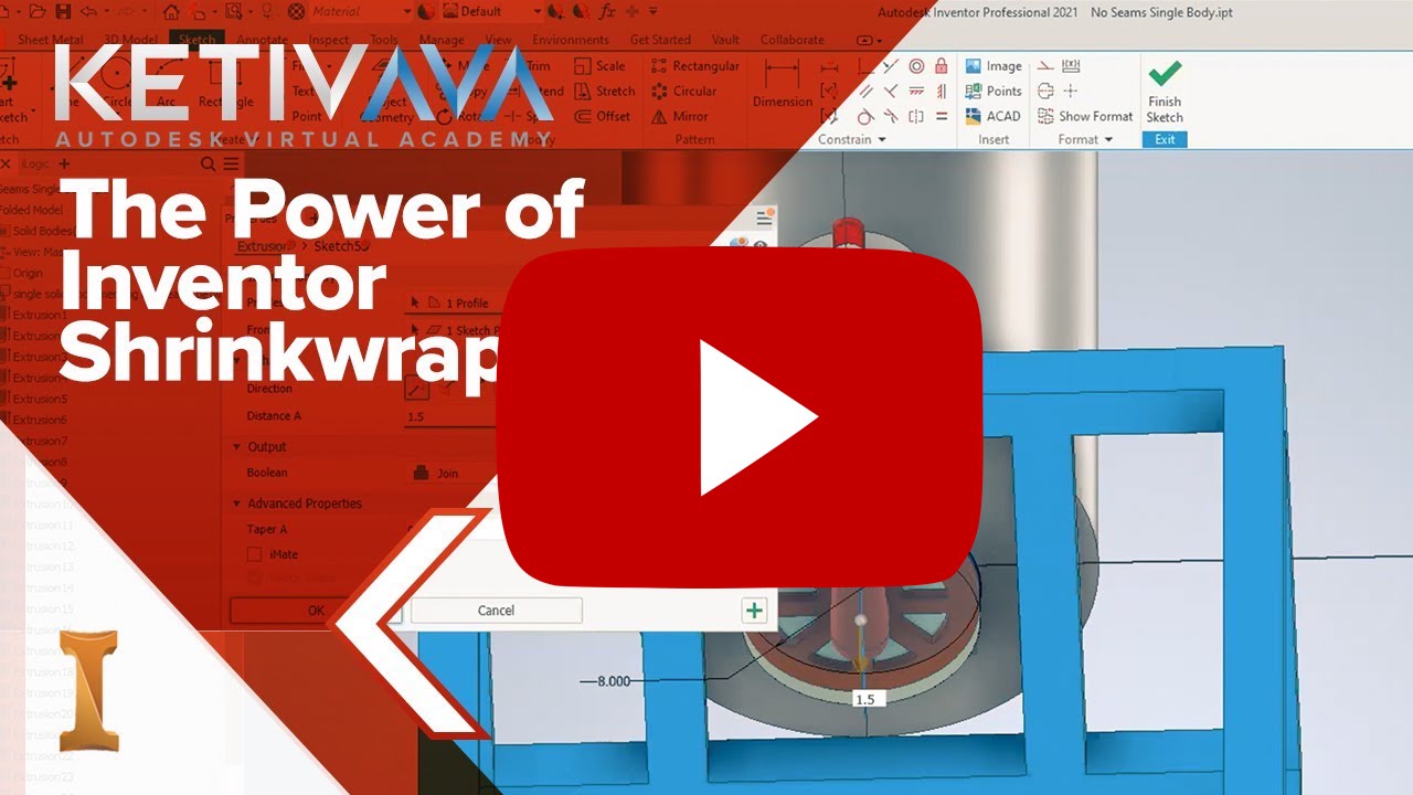 The Power of Inventor Shrinkwrap