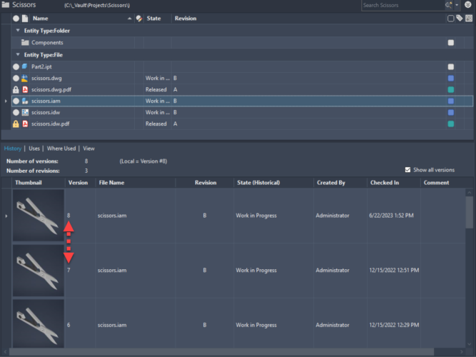 How to Make a Previous File Version the Latest Version in Vault ...