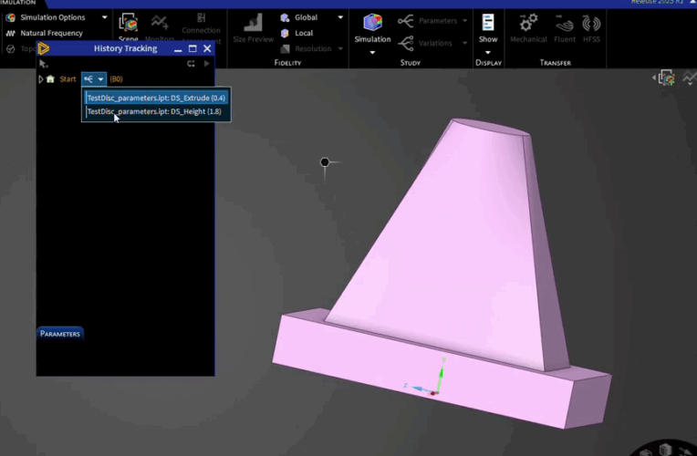 How to Link Autodesk Inventor to Ansys Using Live Parameter